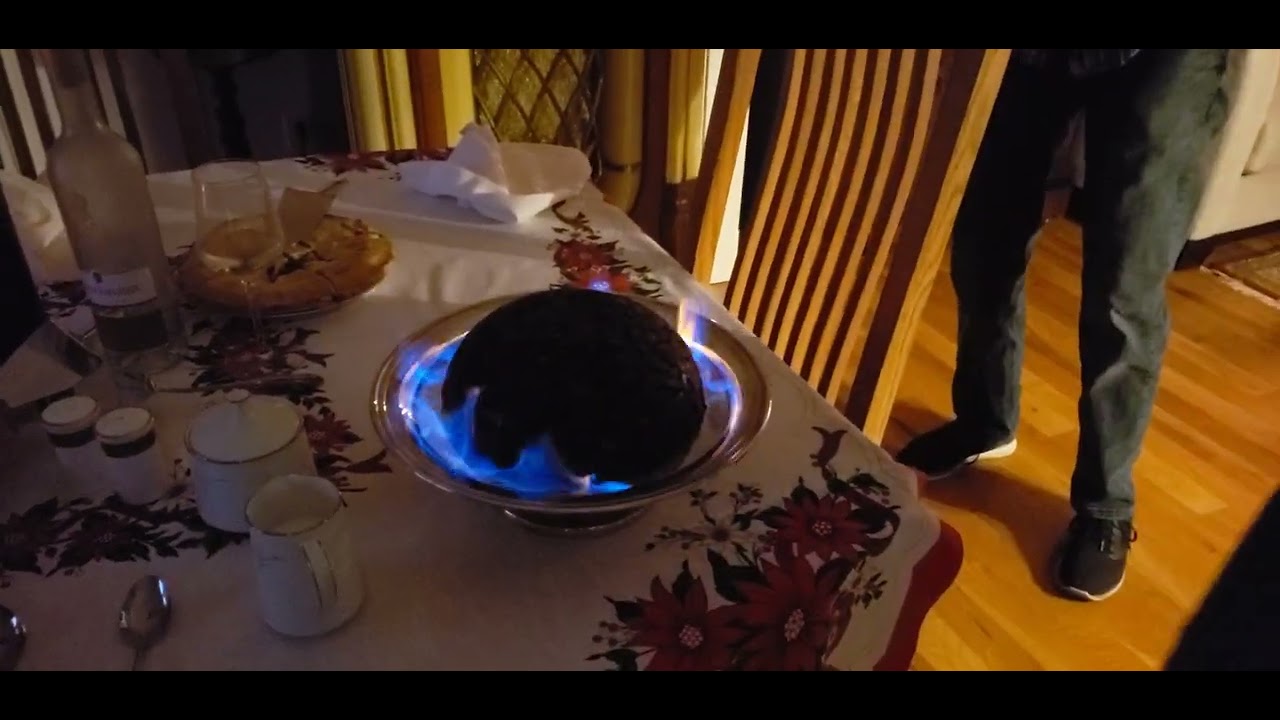 We wish you a Merry Christmas with figgy pudding ...
