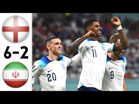 England vs Iran - Highlights & All Goals Stats Commentary
