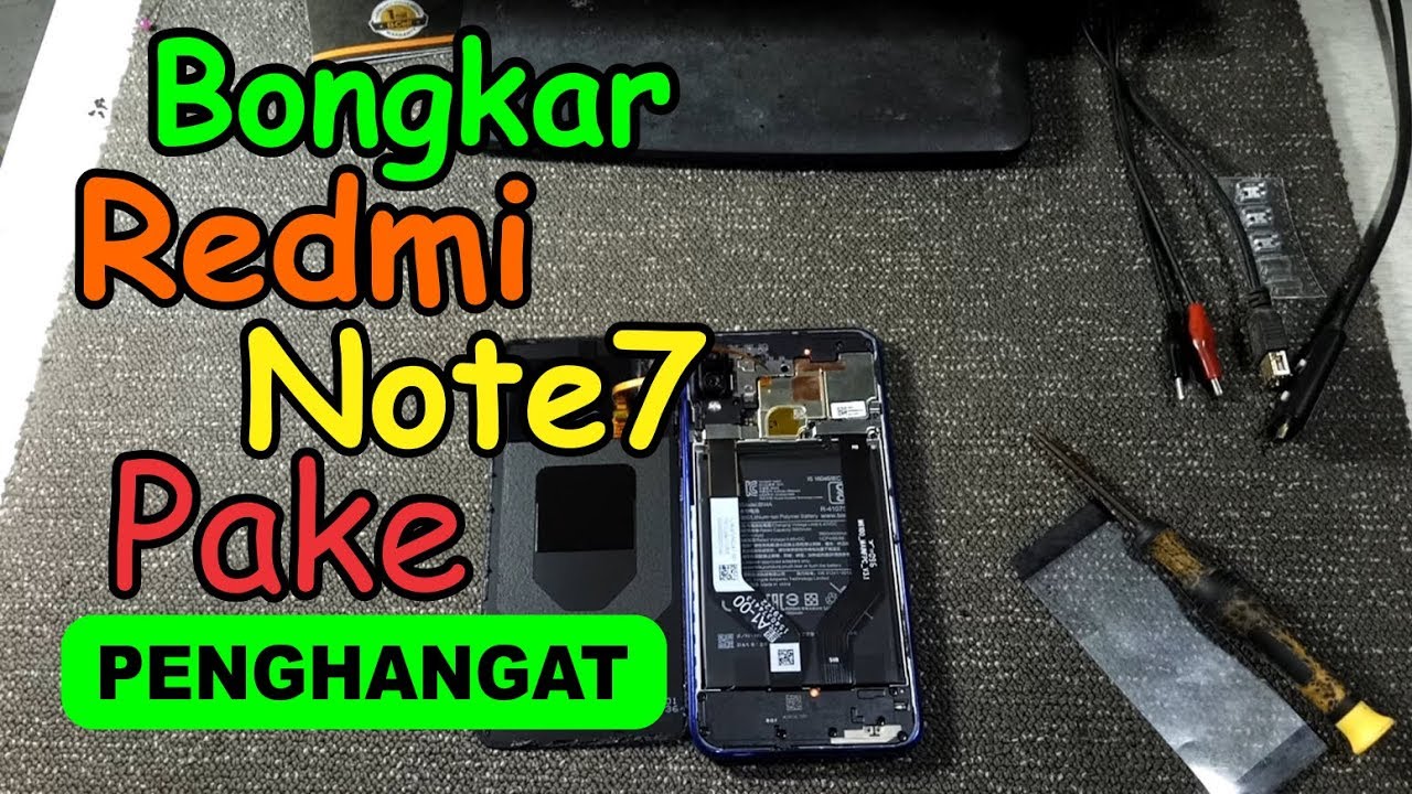 Bongkar Casing Mesin Redmi Note 7 - YouTube