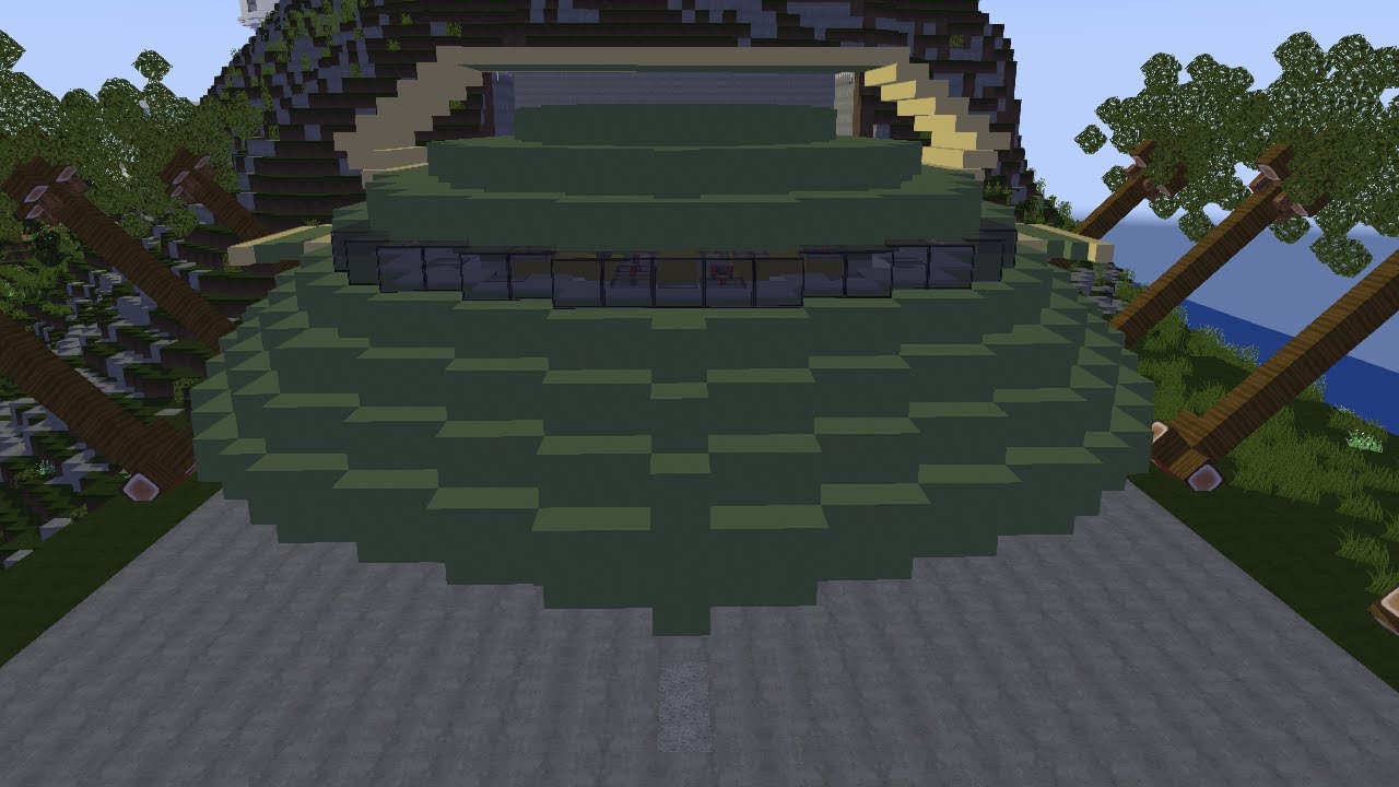 Minecraft Thunderbird 2 2004 Launch V2 - YouTube