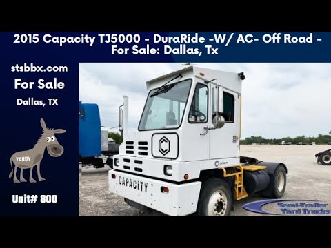 2015 Capacity TJ5000 - DuraRide -W/ AC- Off Road - Unit #800 - SOLD ...
