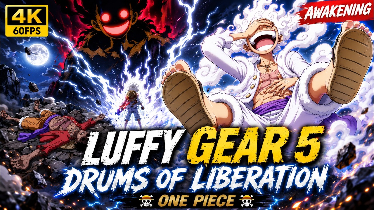 🔥 Luffy Gear 5 Awakens – Drums of Liberation | One Piece - YouTube