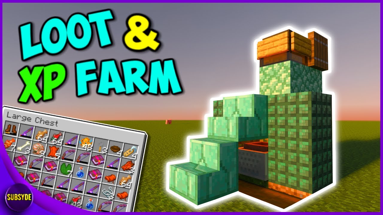 EASIEST WAY TO GET LOOT AND XP IN MINECRAFT 1.19 - How to Build an ...