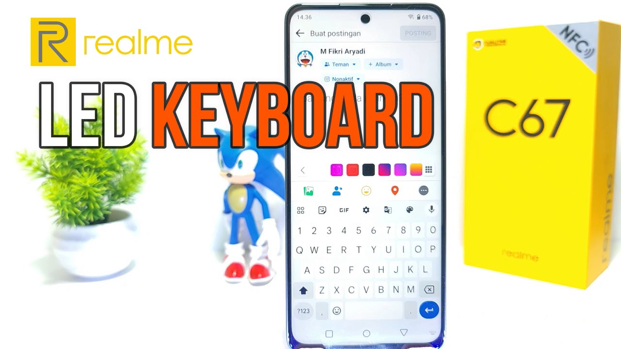 Cara Menggunakan LED Keyboard Realme C67 - YouTube