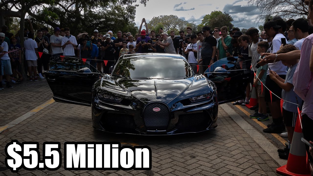 We saw a Bugatti Chiron Super Sport in Perth - YouTube