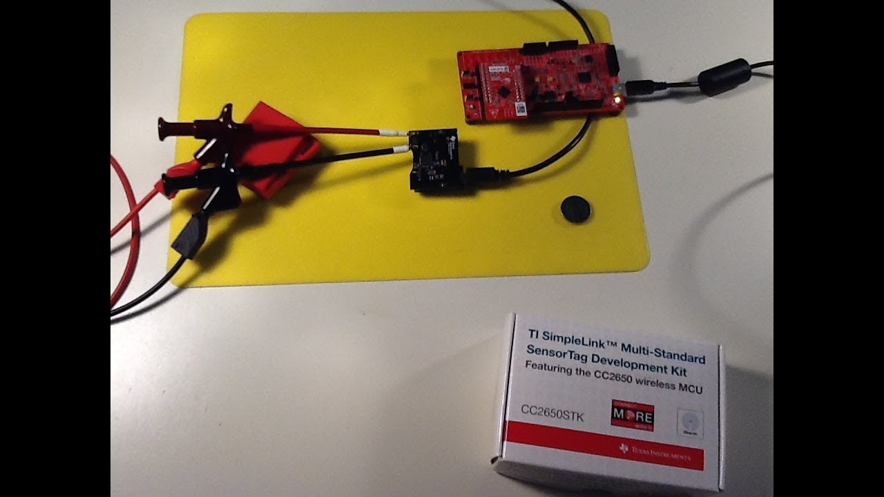 TI SensorTag CC2650 as BLE sniffer - talk to Cypress PSoC - YouTube