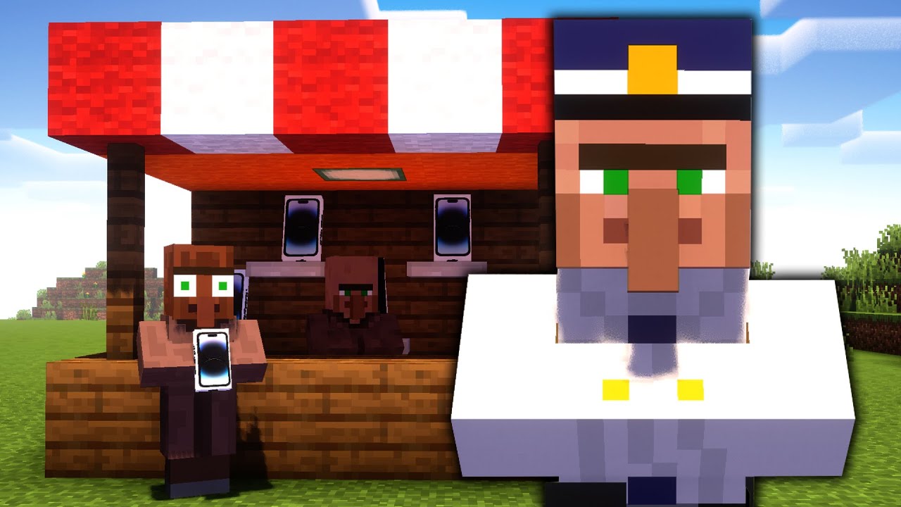 When Minecraft Villager is Cop - YouTube