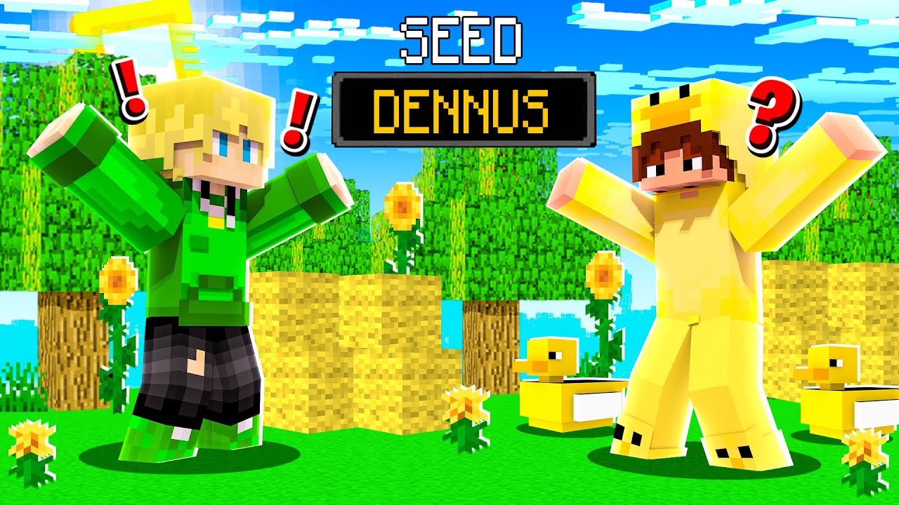 Ik Gebruikte De SEED 'DENNUS' In Minecraft! - YouTube