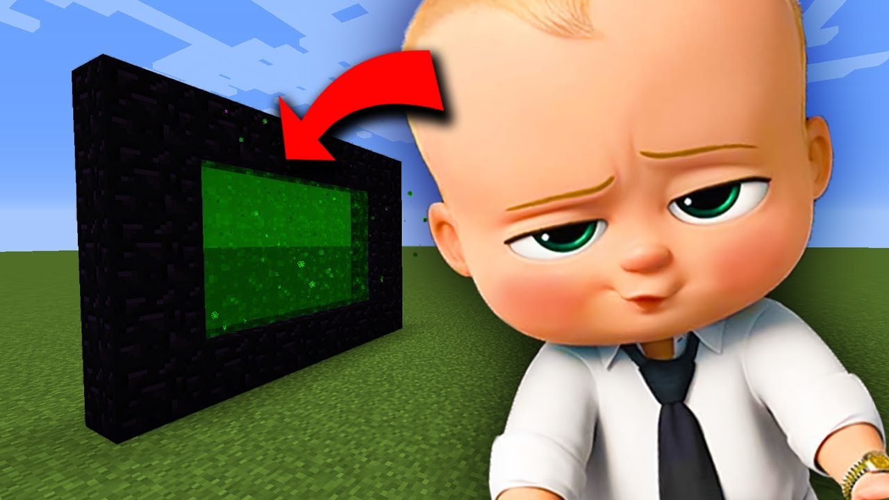 How To Make A Portal To The Boss Baby 2 Dimension In Minecraft! - YouTube