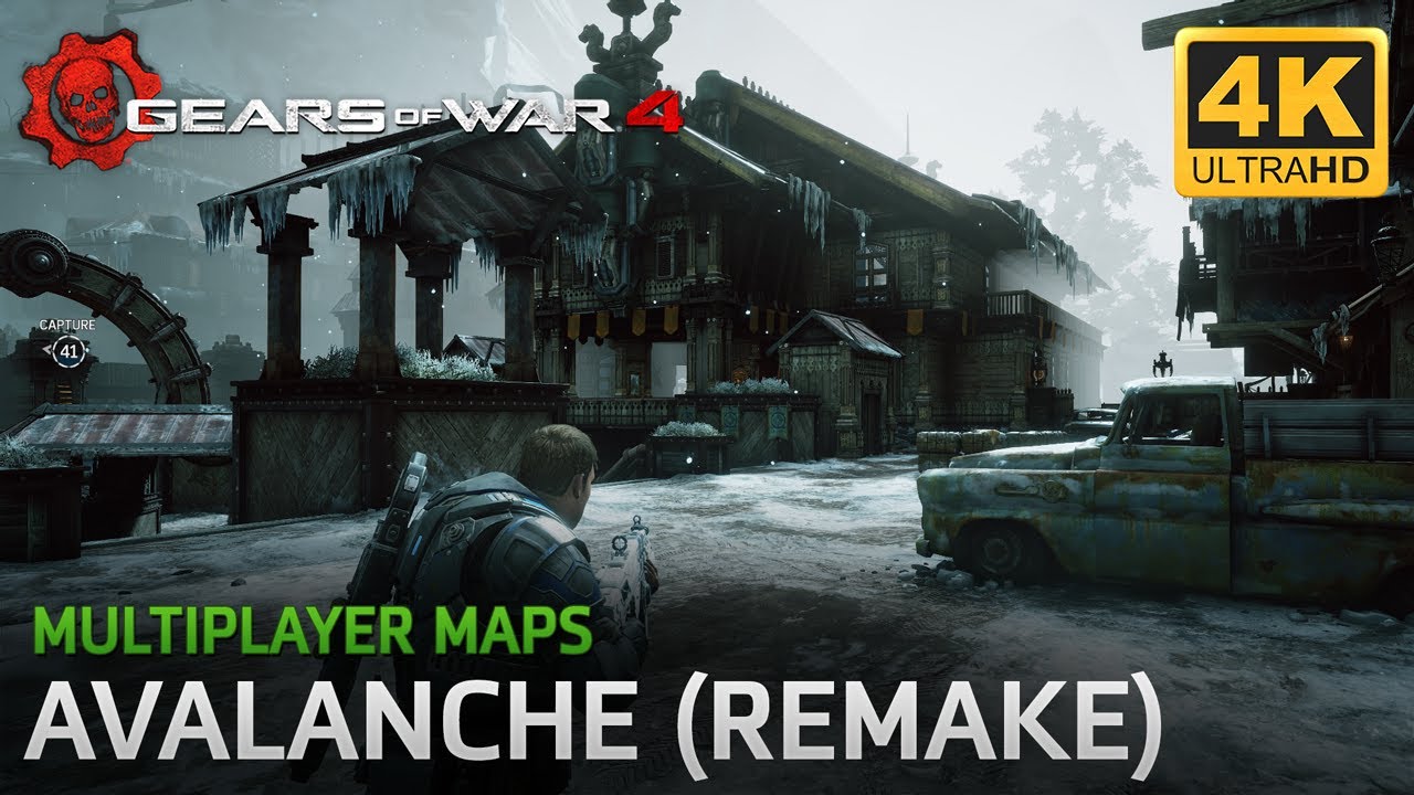 Gears of War 4 - Multiplayer Maps: Avalanche (Gears 2 Remake) - YouTube