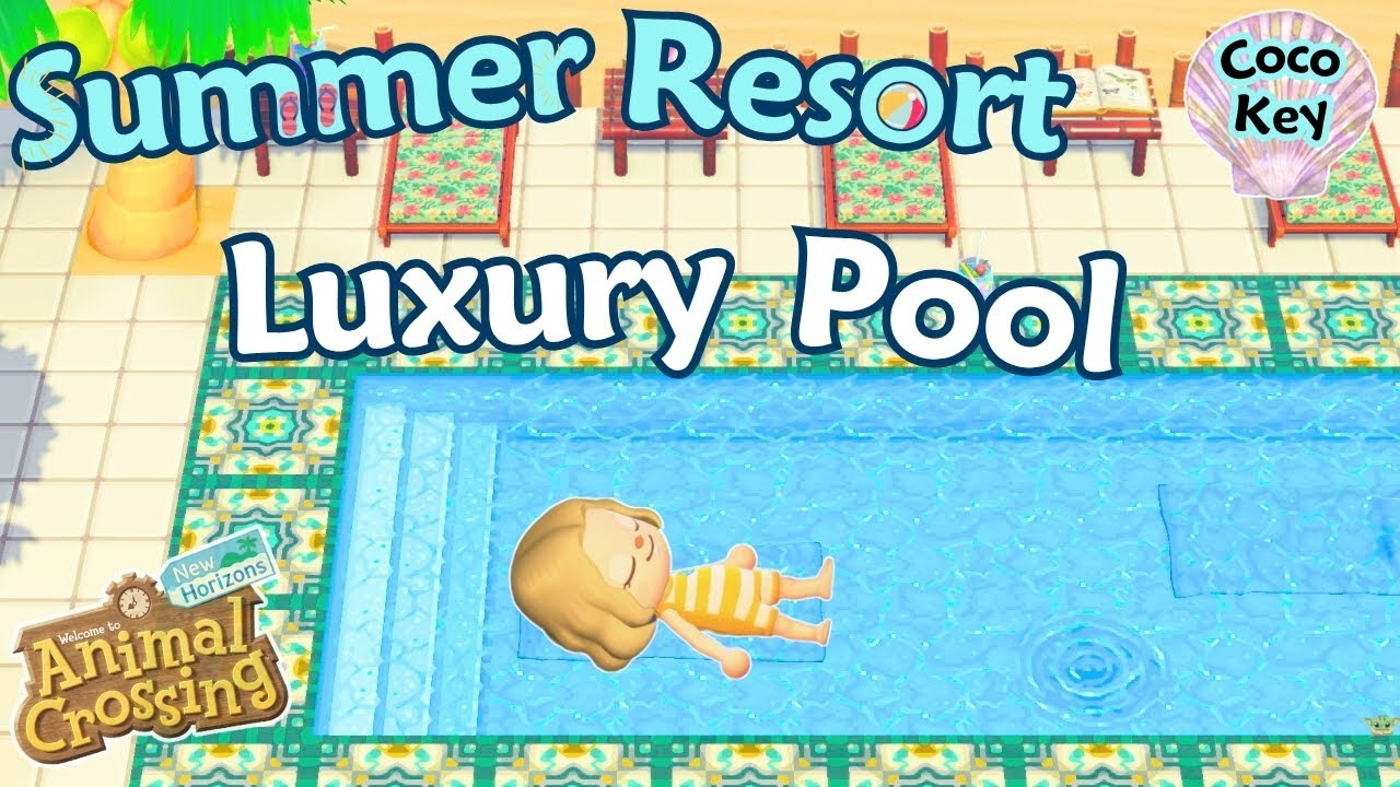 Last Resort Challenge | Summer Resort | Luxury Pool | Animal Crossing ...