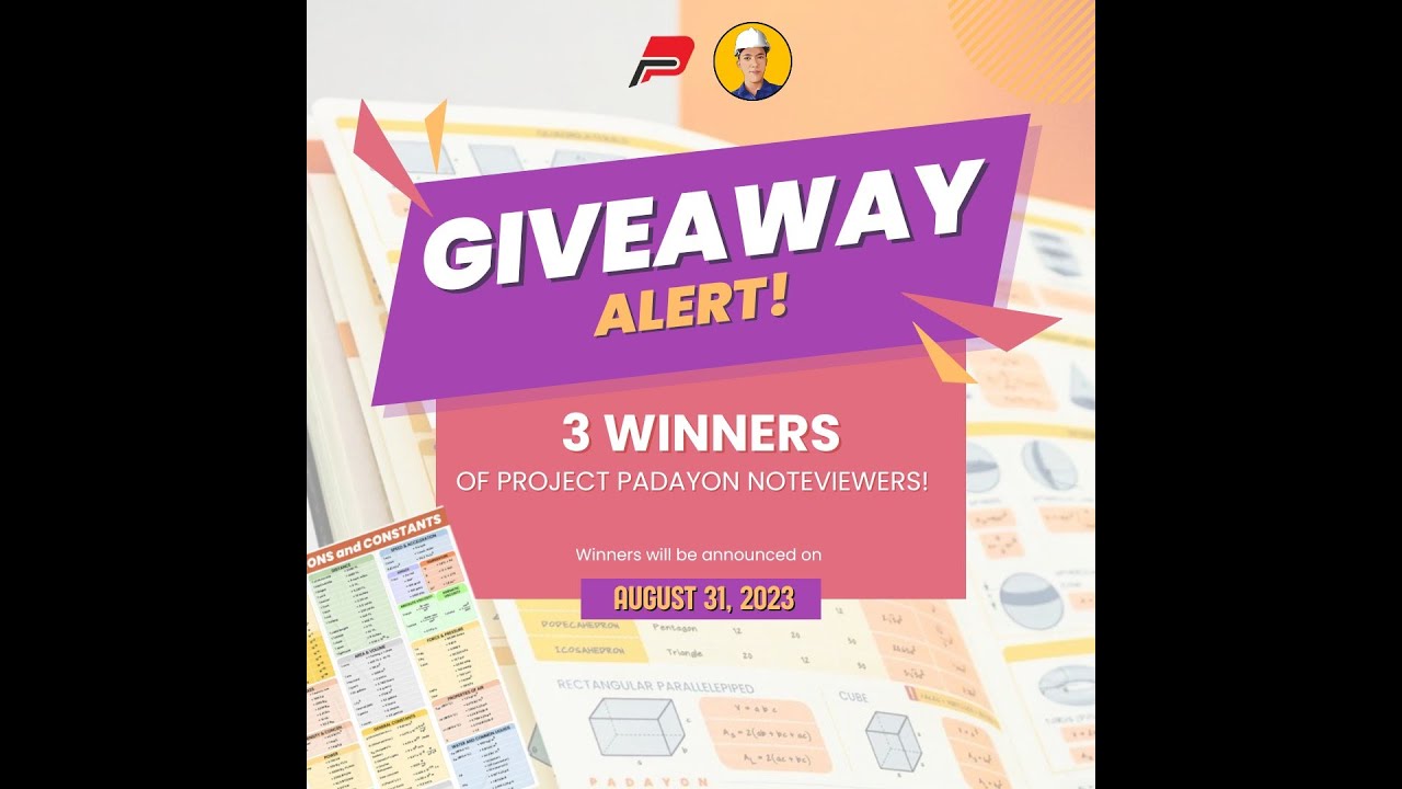 Project Padayon x EngineerProf PH September Giveaway!! - YouTube