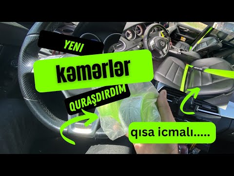 Təhlükəsizlik kəmərlərini dəyişdim. Vlog 5. qısa icmalı.