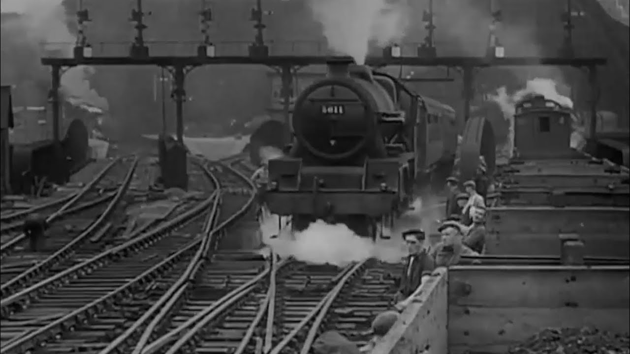 Vintage LMS railway film - St Pancras Junction Relaying - 1947 - YouTube