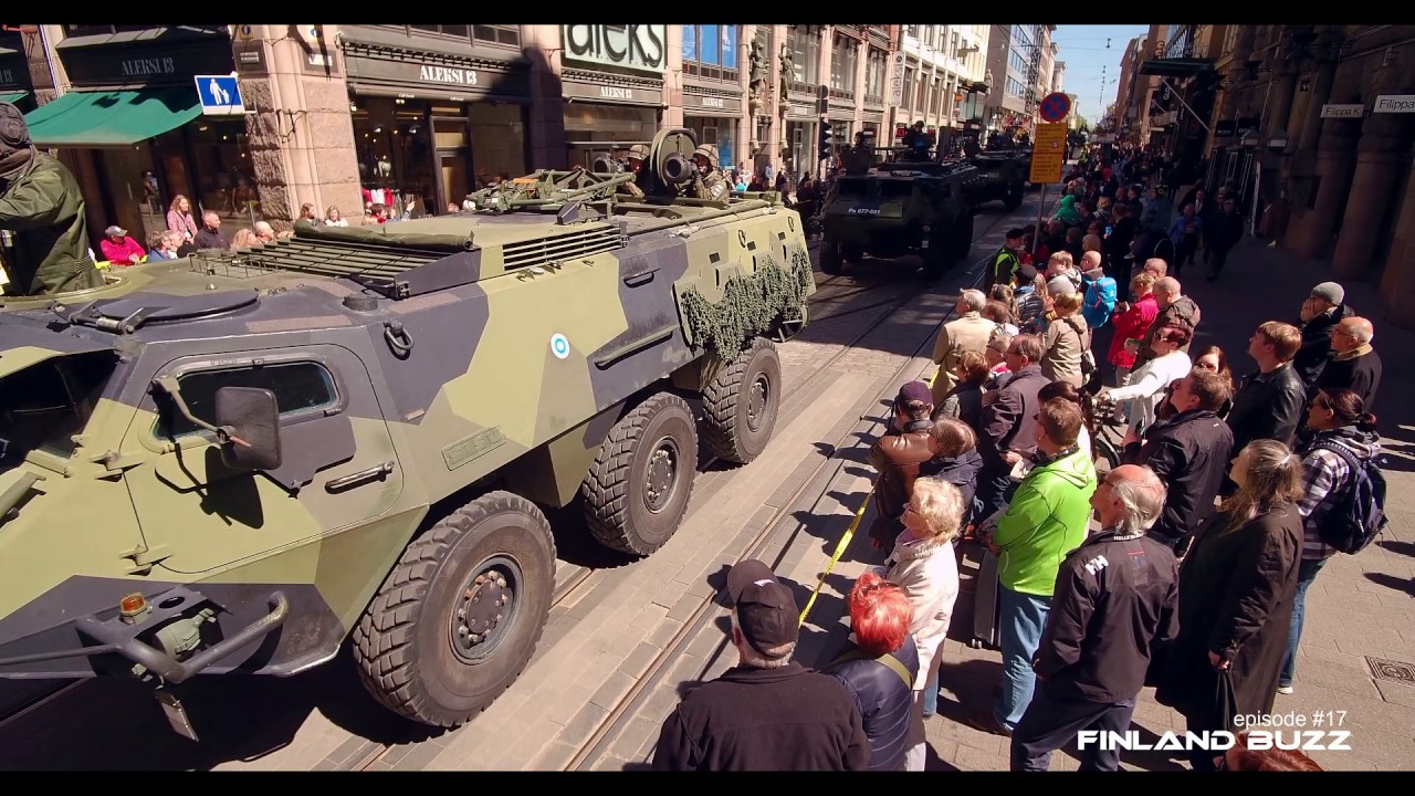 Helsinki Military Show Parade & Flag Day - Finland 100 Years. Finnish ...