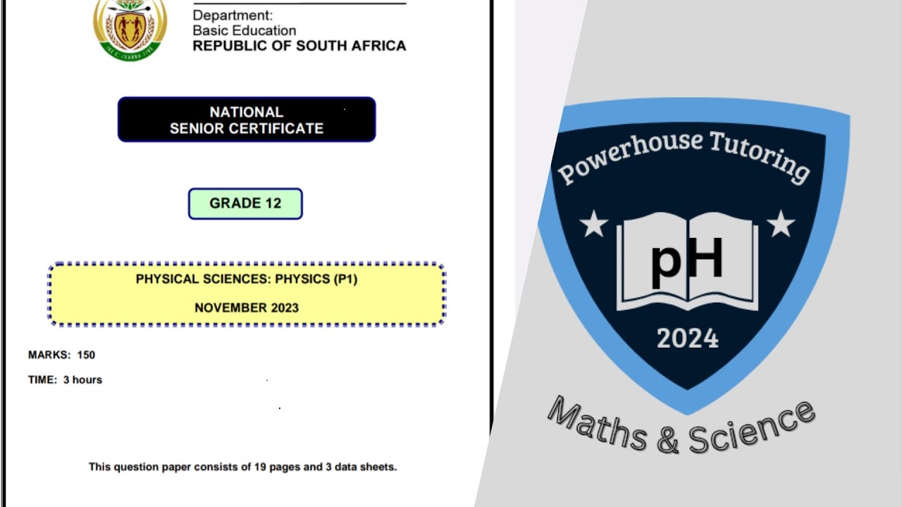 GRADE 12 | DBE | NOVEMBER 2023 | PHYSICS P1 | FISIKA V1 | MEMORANDUM ...