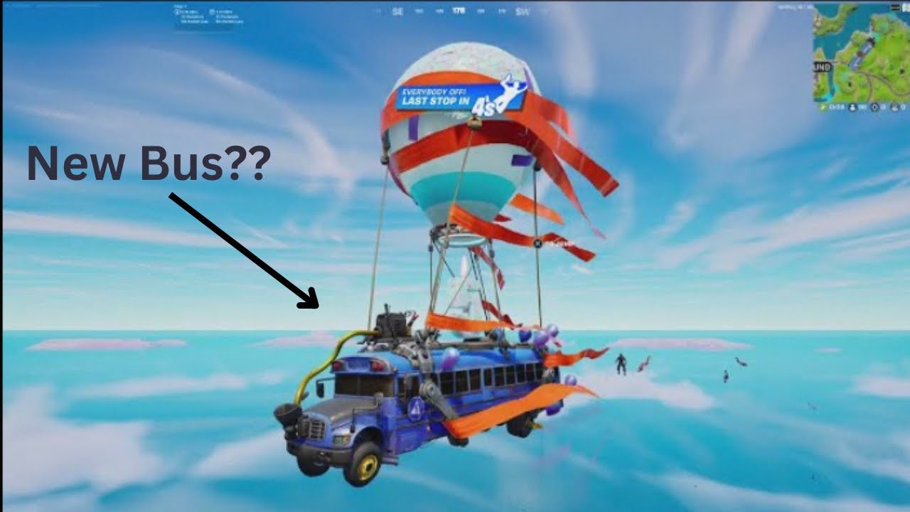 Fortnites 5th New Birthday Battle Bus Youtube