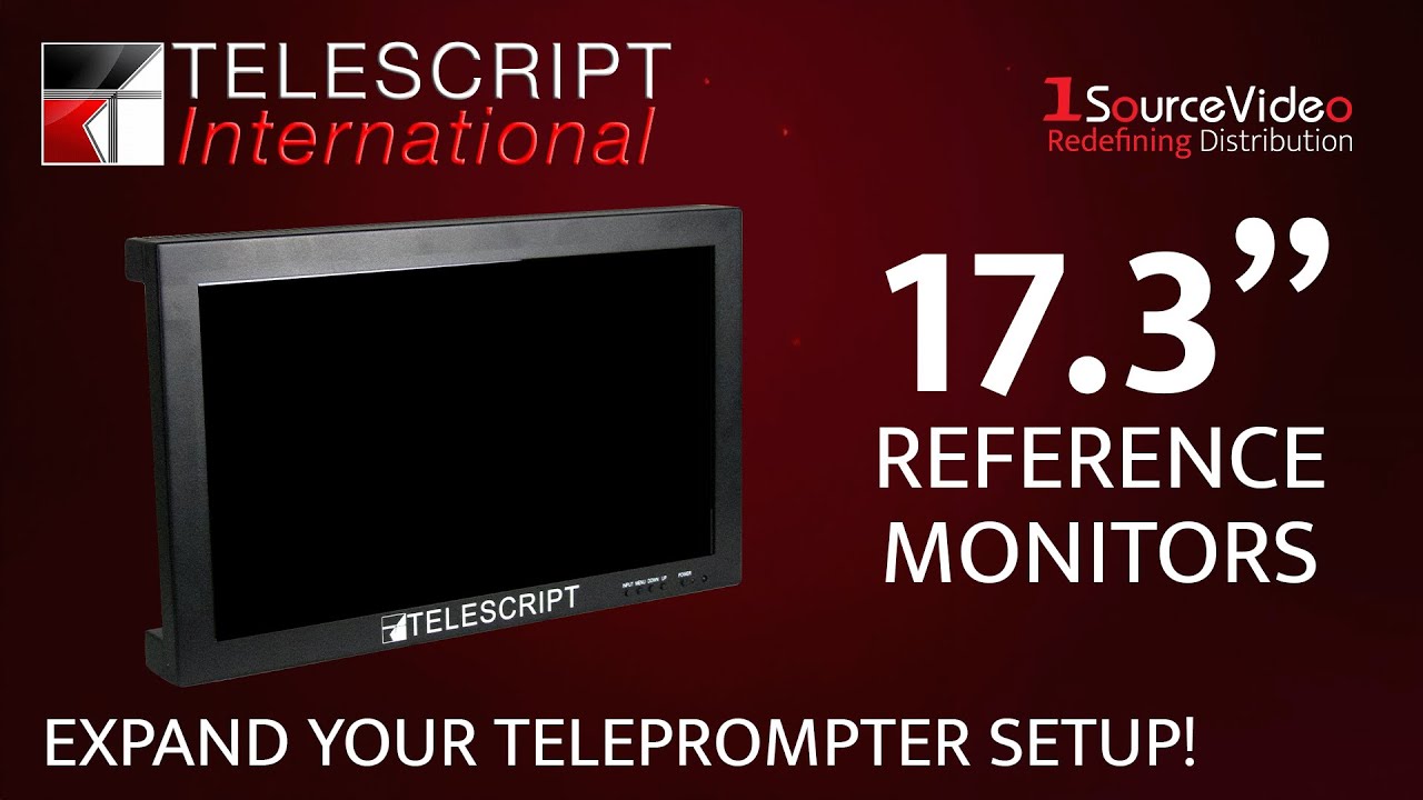Expand Your Teleprompter Setup With Telescript's 17.3" RET Reference ...