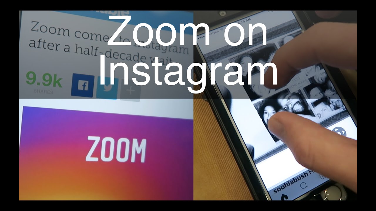 Zoom into Photos & Videos on Instagram - YouTube