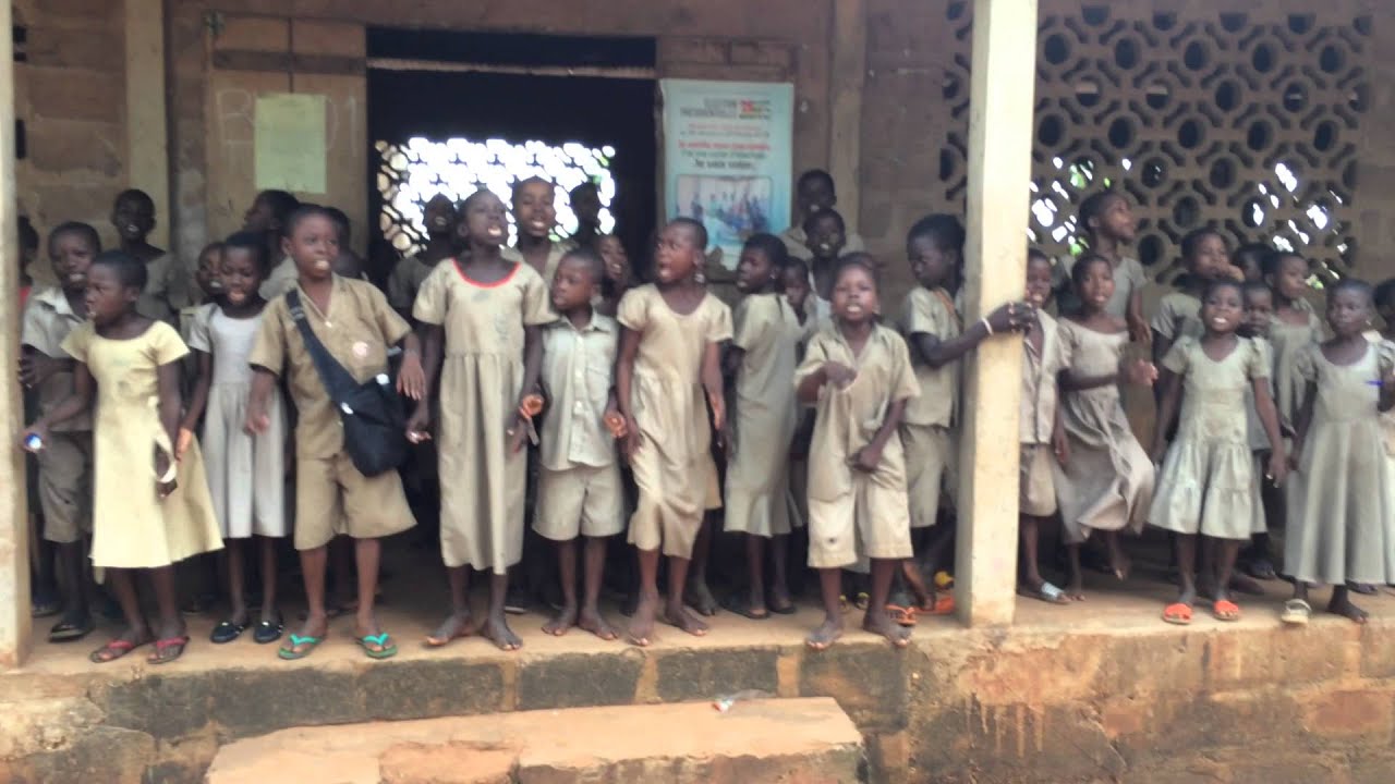 School kids at Togo - YouTube