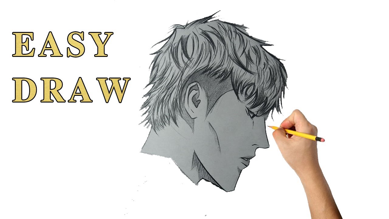Anime Drawing | How To Draw anime | Pencil Sketch | EADY DRAW - YouTube