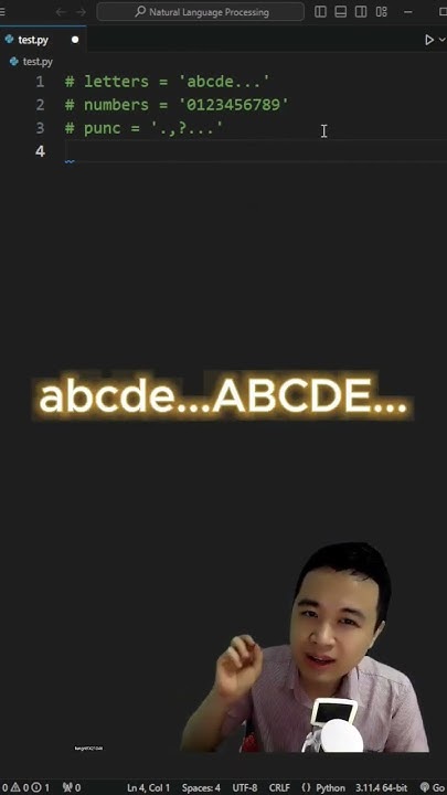 Module string trong python - YouTube