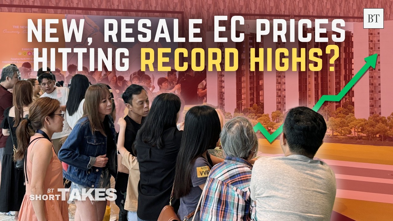 Why are new, resale EC prices hitting record highs? - YouTube
