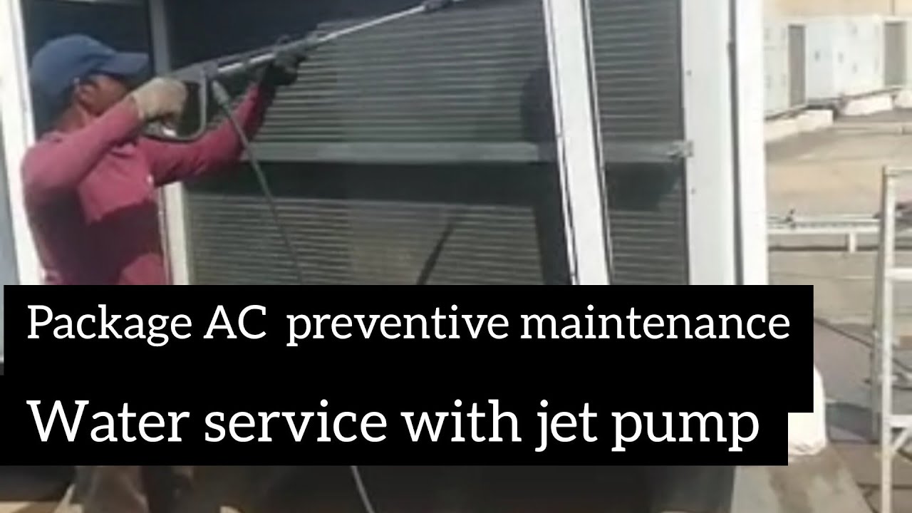 water service with jet pump l package AC preventive maintenance l zamil ...
