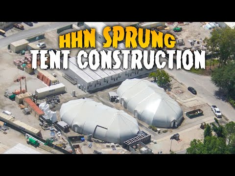 HHN 30 Show CONFIRMED & Sprung Tents have Visible Construction at ...