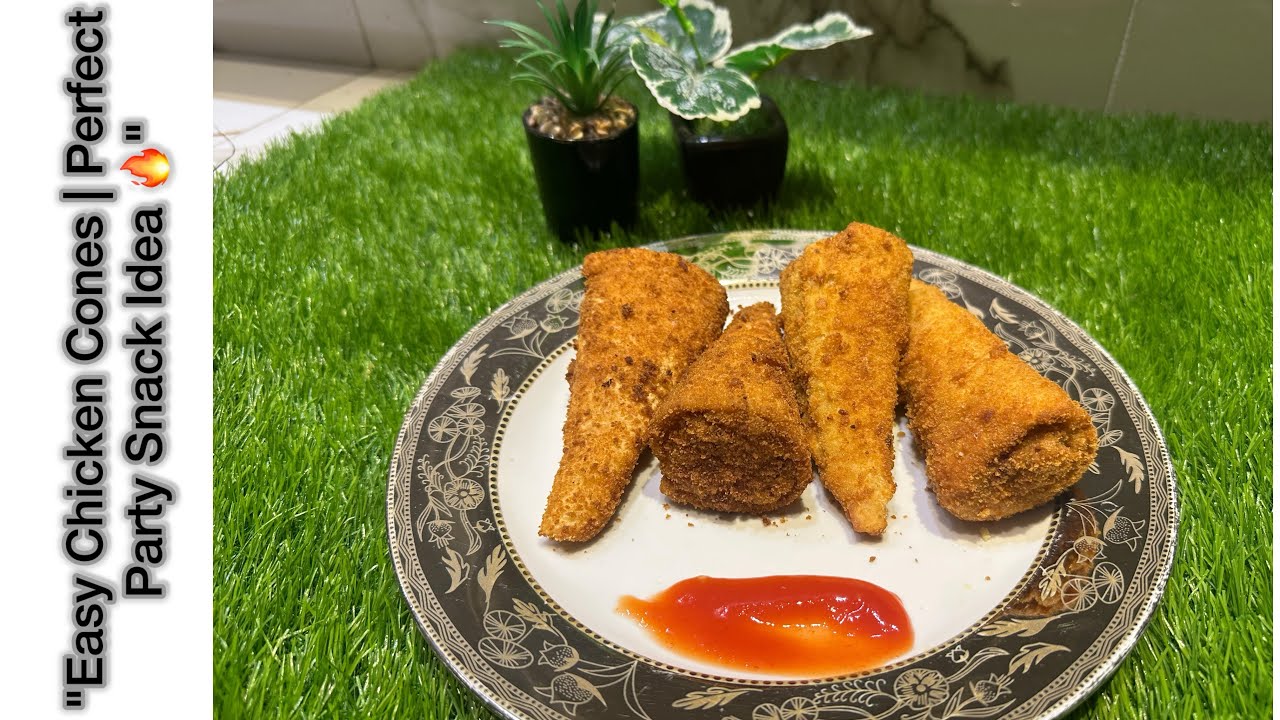 . "Crispy Chicken 😋Cones Recipe ️ | The Most Addictive Snack Ever 🔥 ...