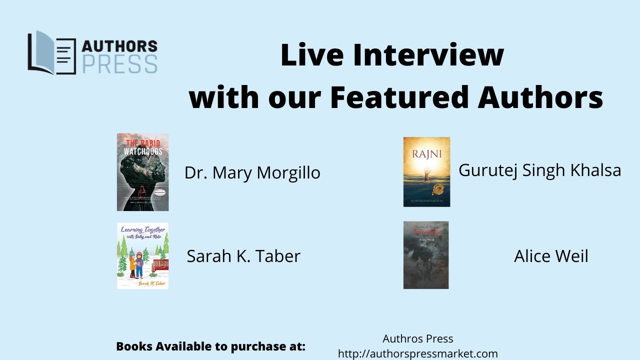 Authors Press |Live Authors Interview - YouTube