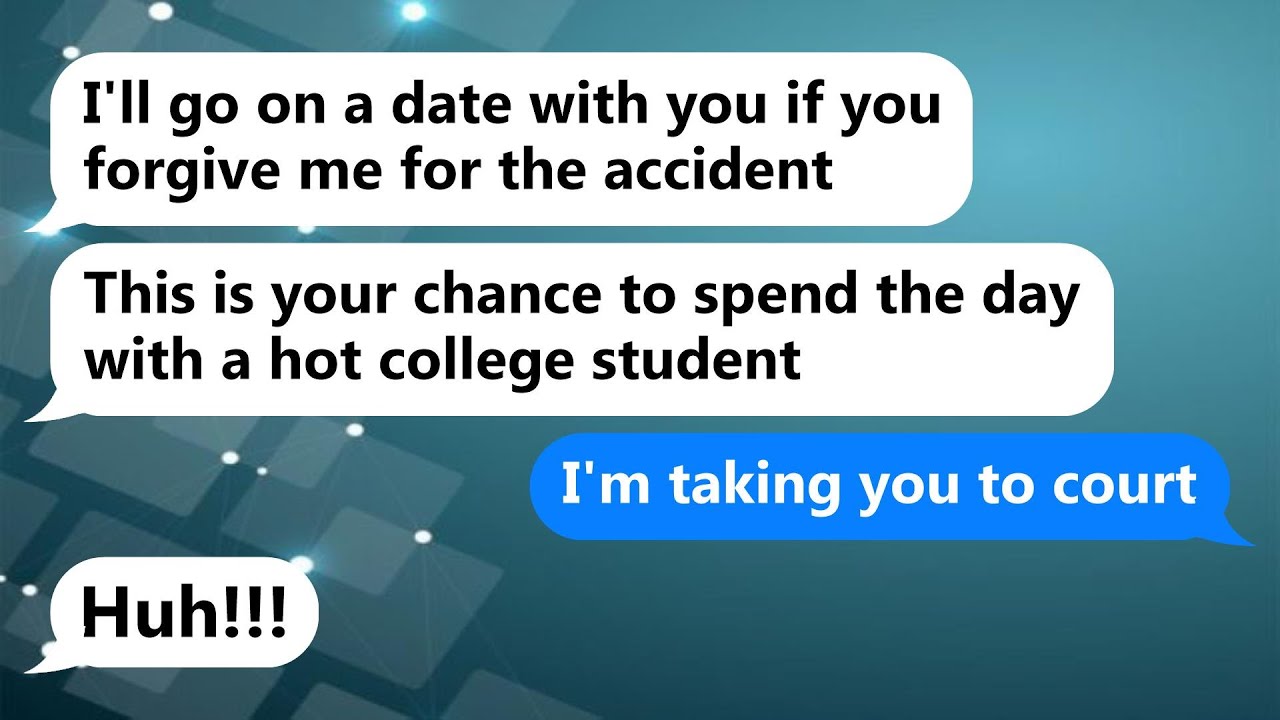A college student hit my wife with their car and then suggested we go ...
