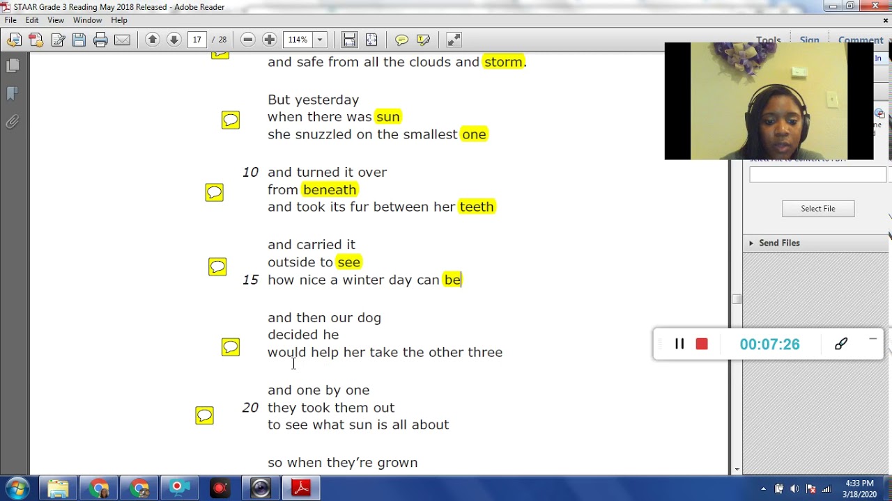 How to take the STAAR Test- Poetry pt. 1 - YouTube