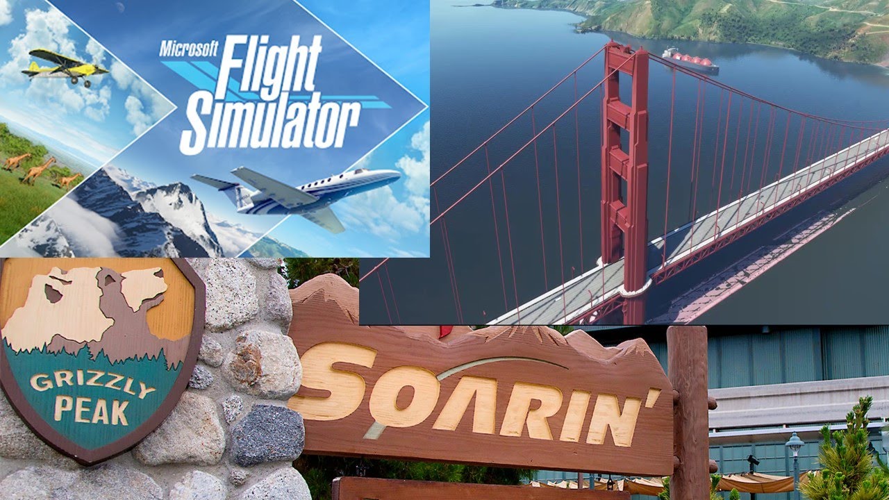 All 13 scenes of Soarin' Over California recreated in Microsoft Flight ...