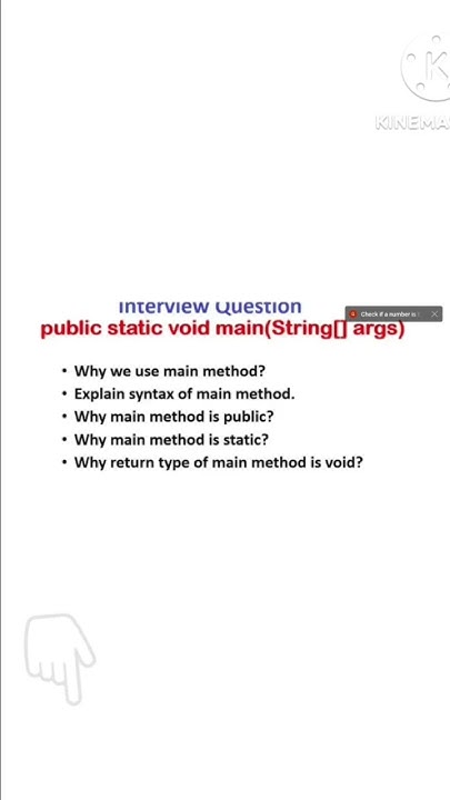 Detailed Explanation Of Public Static Void Mainstring Args Youtube