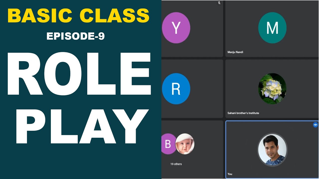 BASIC CLASS EPISODE -9 || ROLE PLAY - YouTube