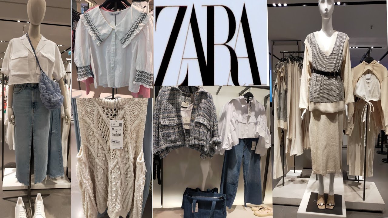 #ZARA IN APRIL COLLECTION CAMPAIGN 2021 DRESS||SHOES||CROPTOP ...