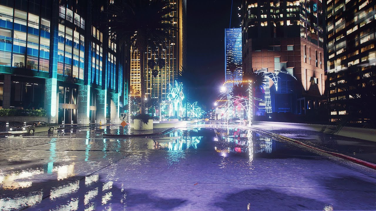 [4K] GTA 5: Neon City with Lighting at Night on RTX 4080 Maxed-Out ...