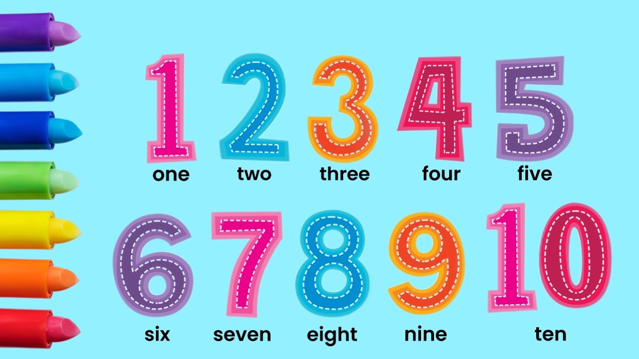 123 Counting | 123 For 3 Years Old | Numbers 1-10 | Phonics 123 ...