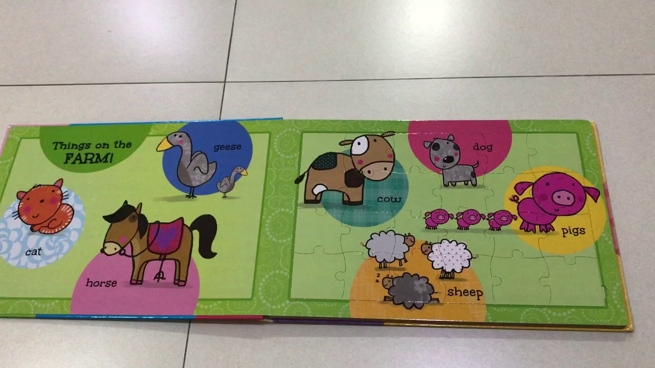My First Animals Jigsaw Puzzle Book - YouTube
