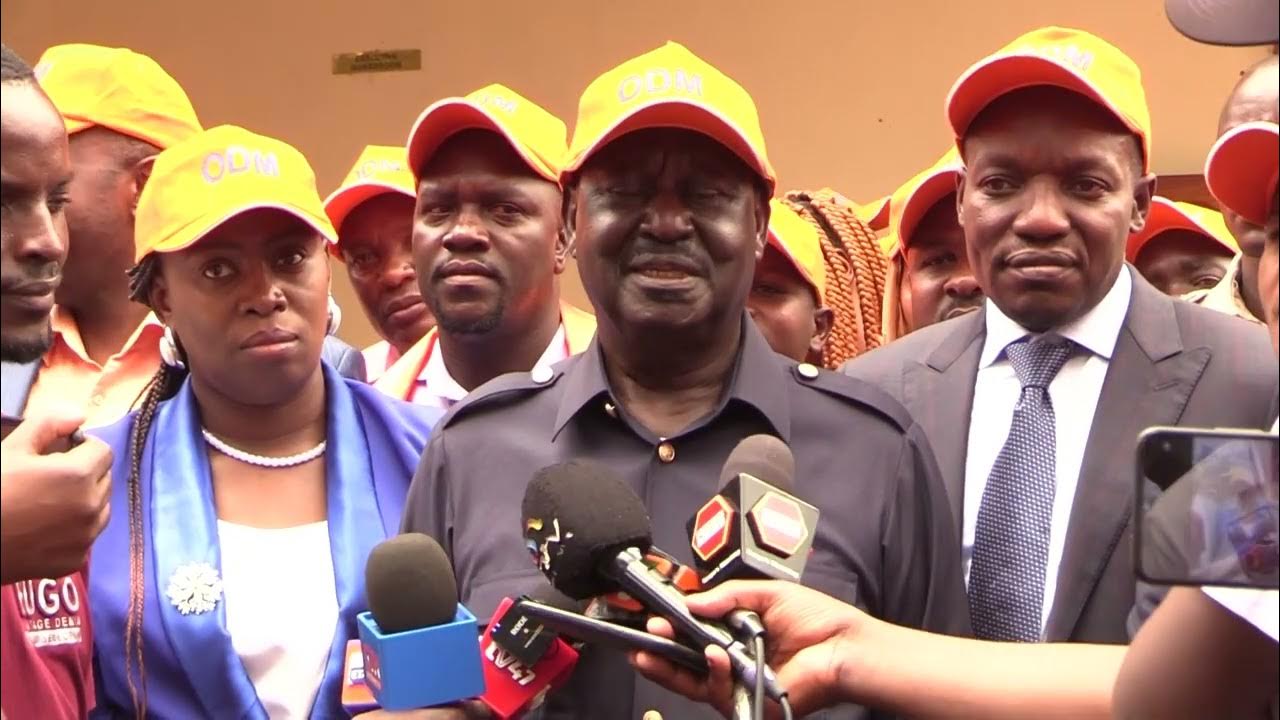 MATIANG'I FOR PRESIDENCY?RAILA DENIES MATIANGI IN KISII TODAY - YouTube