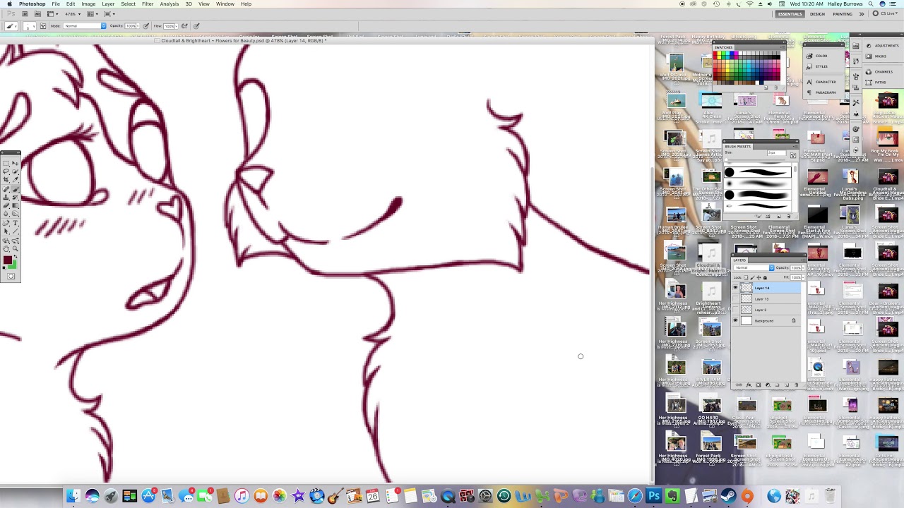 Cloudtail & Brightheart ~ Flowers for Beauty || SPEEDPAINT || - YouTube