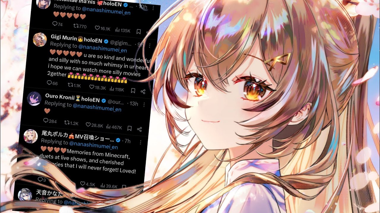 Everyones heartfelt message for Mumei - YouTube