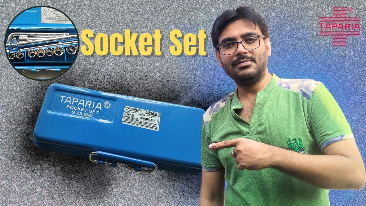 Socket Set Taparia Socket Tools - YouTube