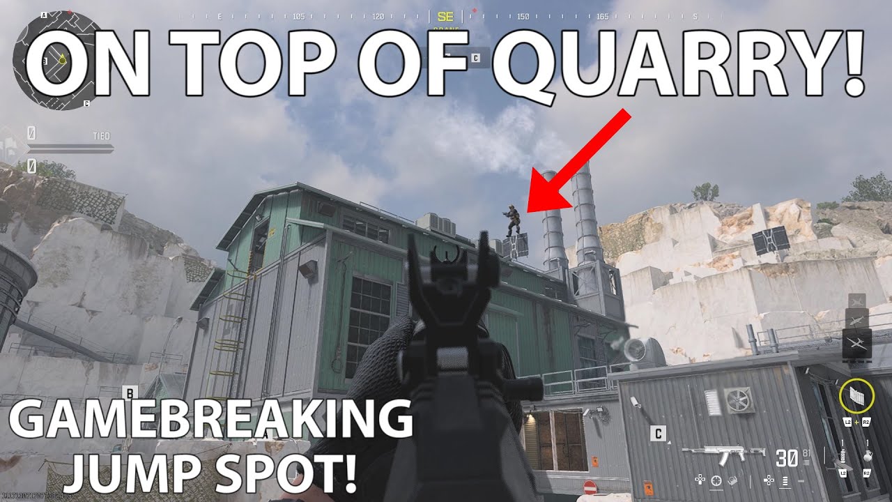 How to Get on TOP of QUARRY! (MW3) - YouTube