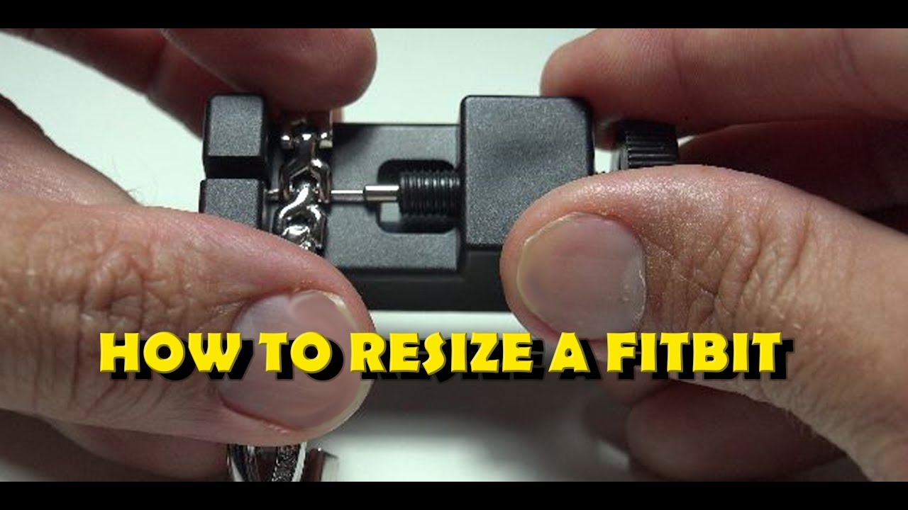 How to resize a Fitbit band / strap - YouTube