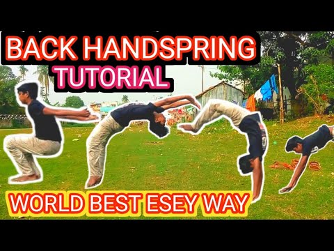learn how to backhandspring in only 5 minutes.backhandspring tutorial by tubu Michael.