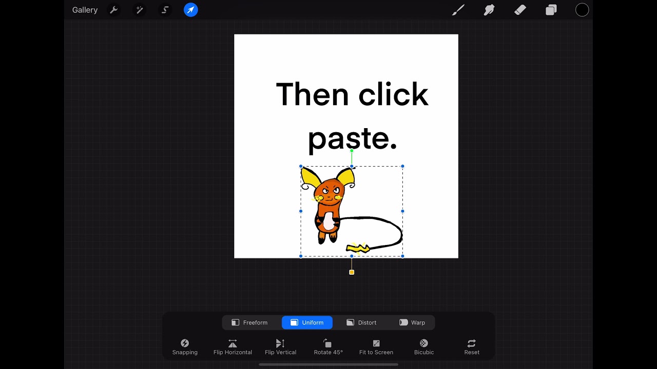 How To Copy Paste ProCreate YouTube How To Copy Paste ProCreate YouTube