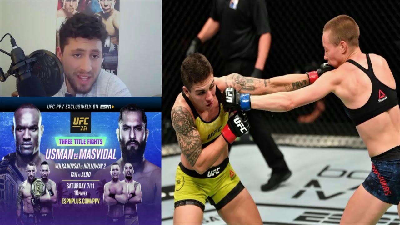 UFC 251 Rose Namajunas vs Jessica Andrade Full Fight Breakdown & What's ...