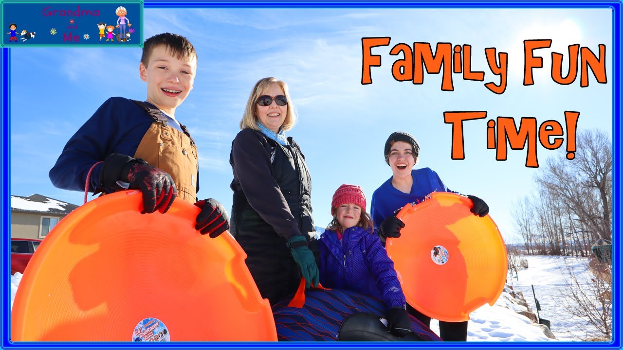 Winter Family Fun- Sledding with Steel Kids! - YouTube